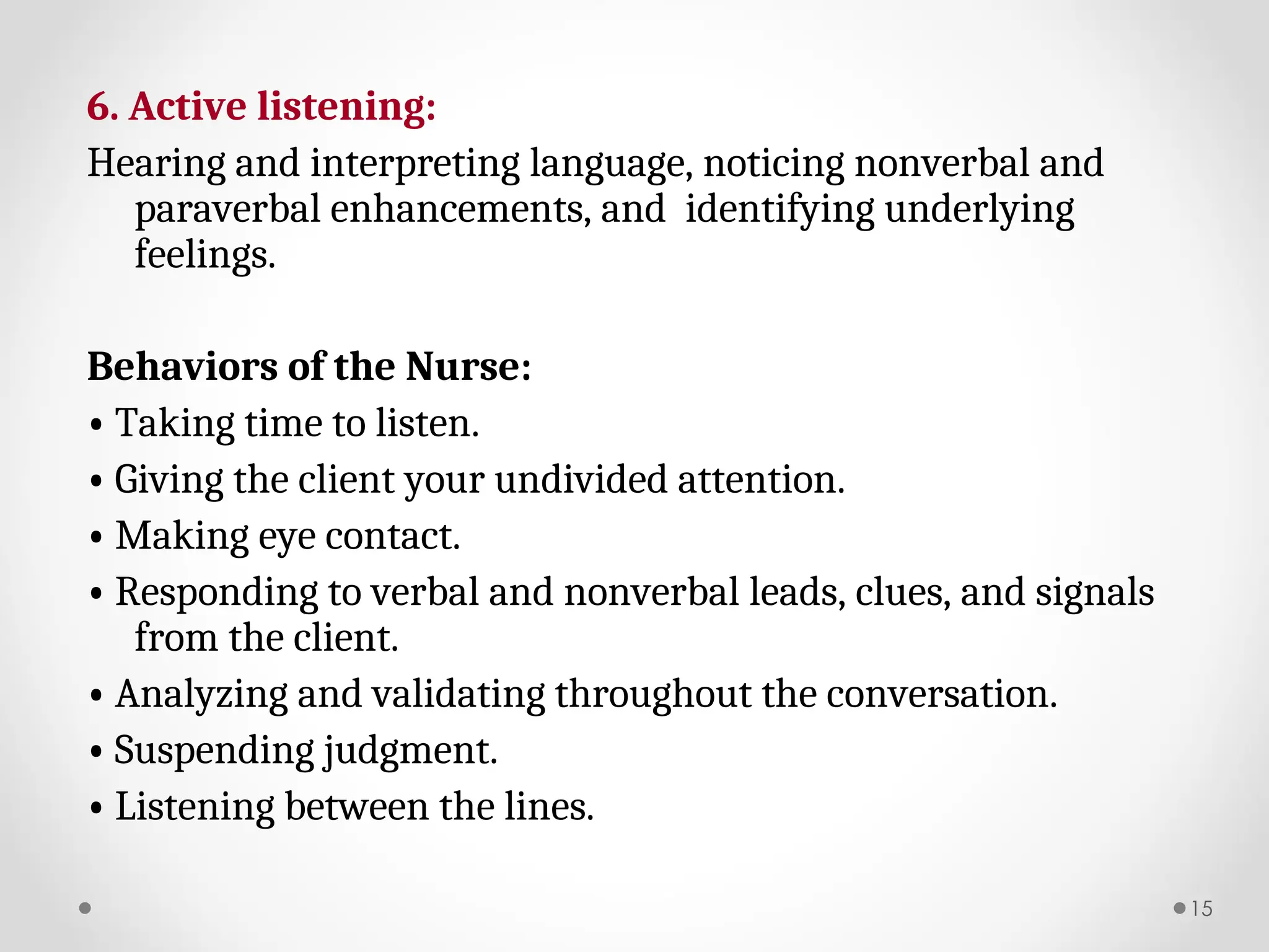 4_principles and techniques of therapeutic communication (2).PPT
