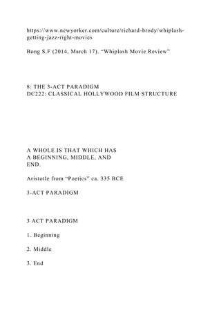 4 principles of classical Hollywood narrative styleFrom Kristi.docx