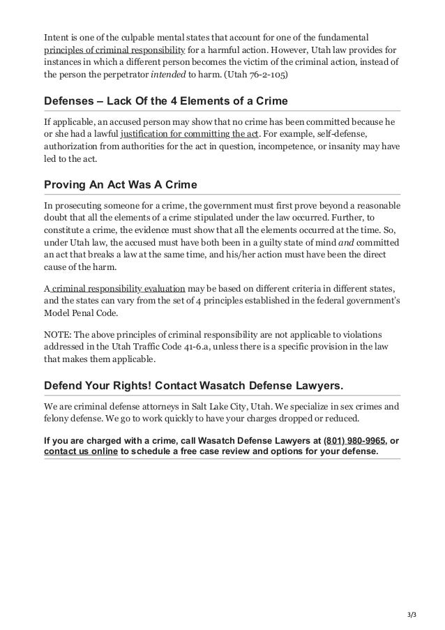 4 Principles of Criminal Responsibility | PDF