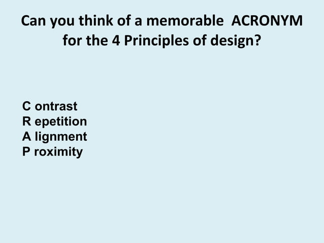 4 principles of design 2 | PPT