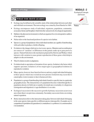 4 principles of ecology | PDF