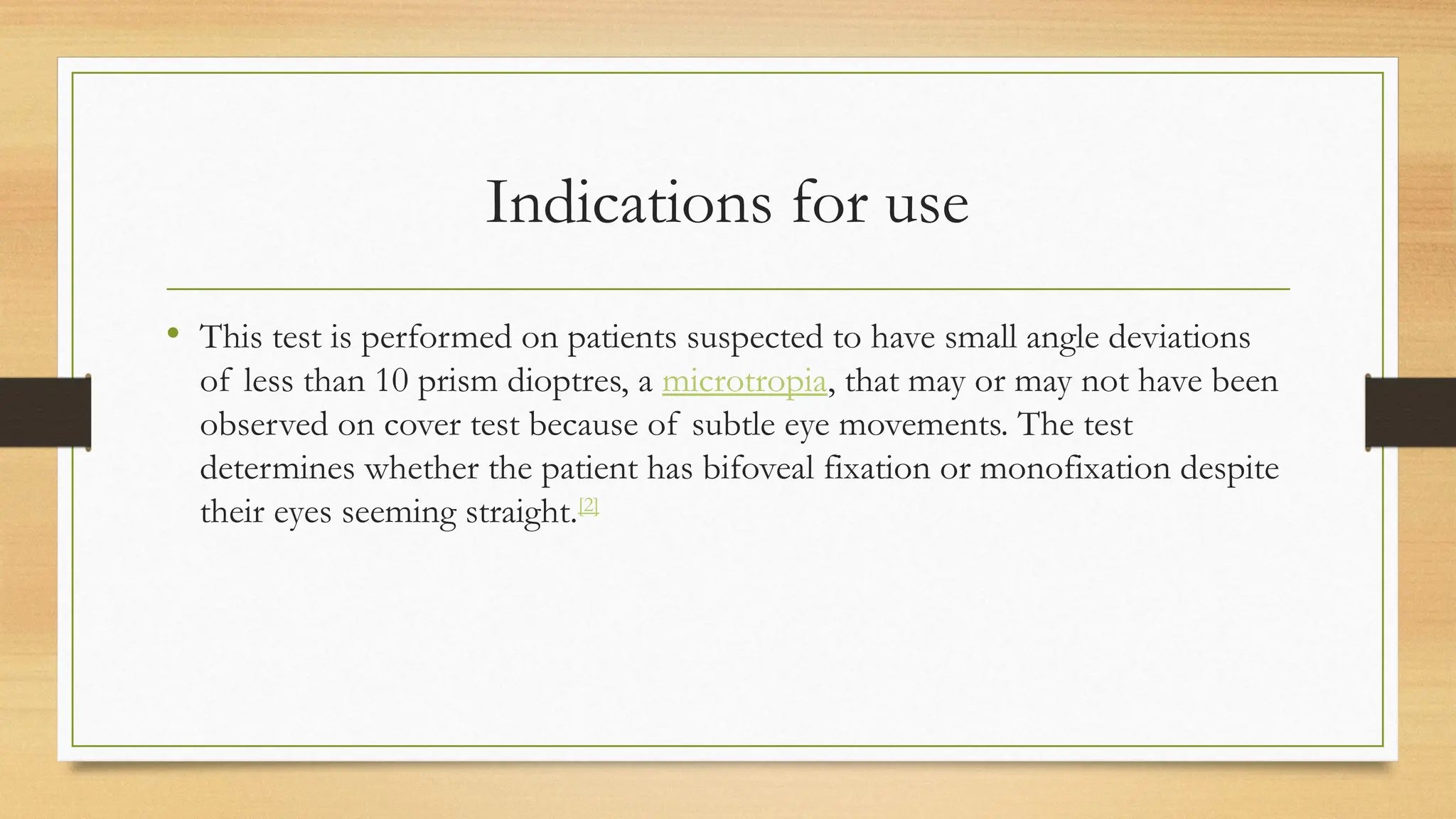 4 prism diopter base-out test presentation | PPTX