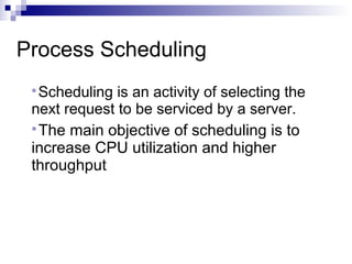 Process Scheduling | PPT