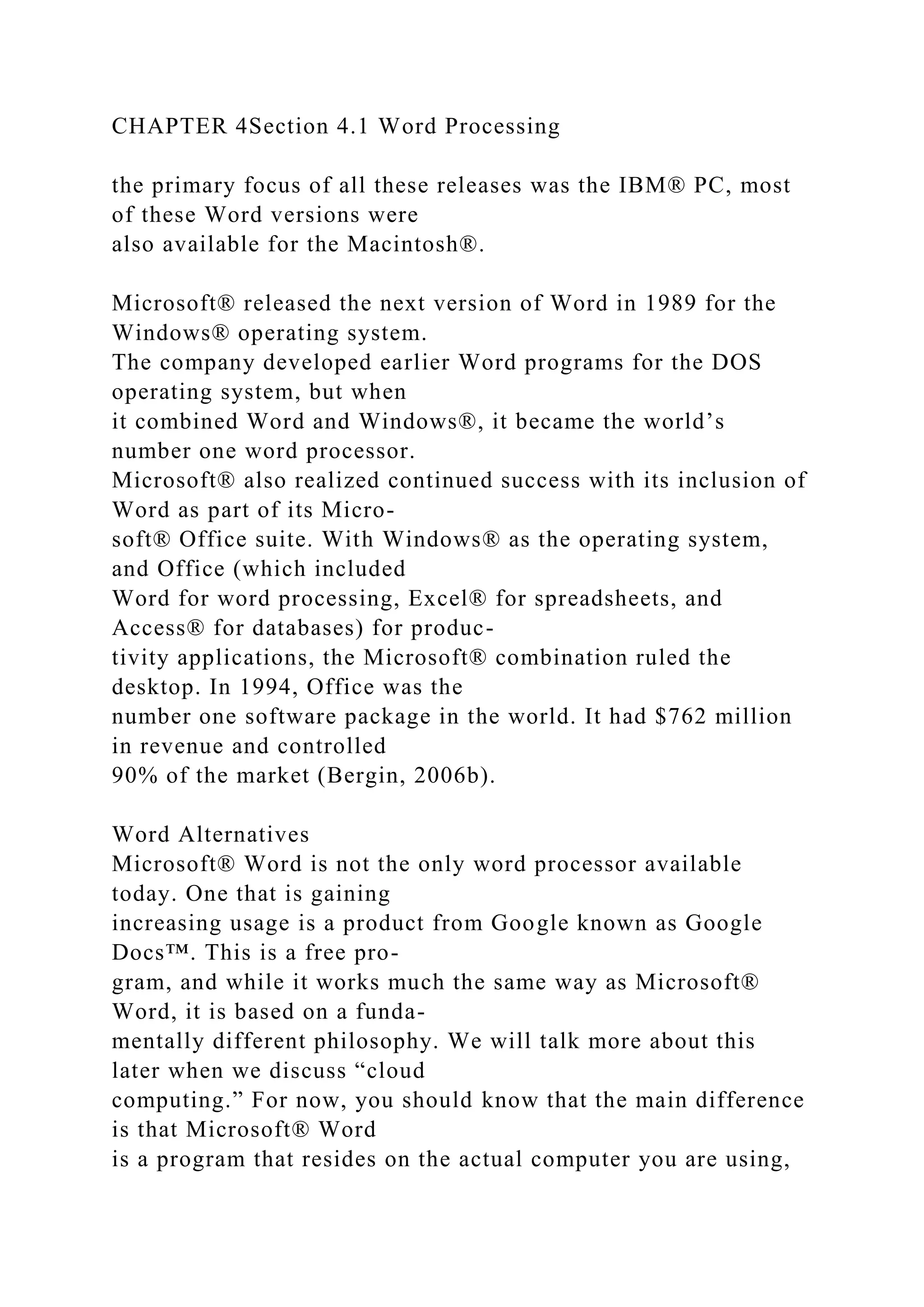 4Productivity ApplicationsLearning ObjectivesAfter.docx