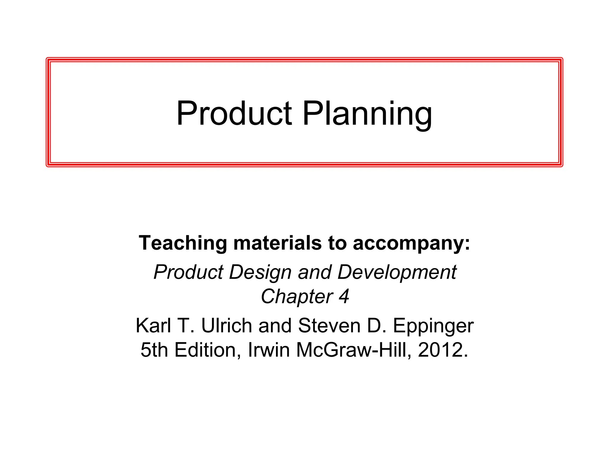 Product_Planning of Design and Development Product.ppt