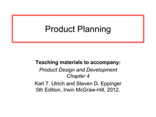 Product_Planning of Design and Development Product.ppt