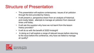 Routes to Clean Air 2015 - Prof. Jim Longhurst | PPT