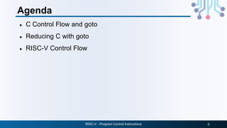 Program Control Instructions in RISC-V A | PDF
