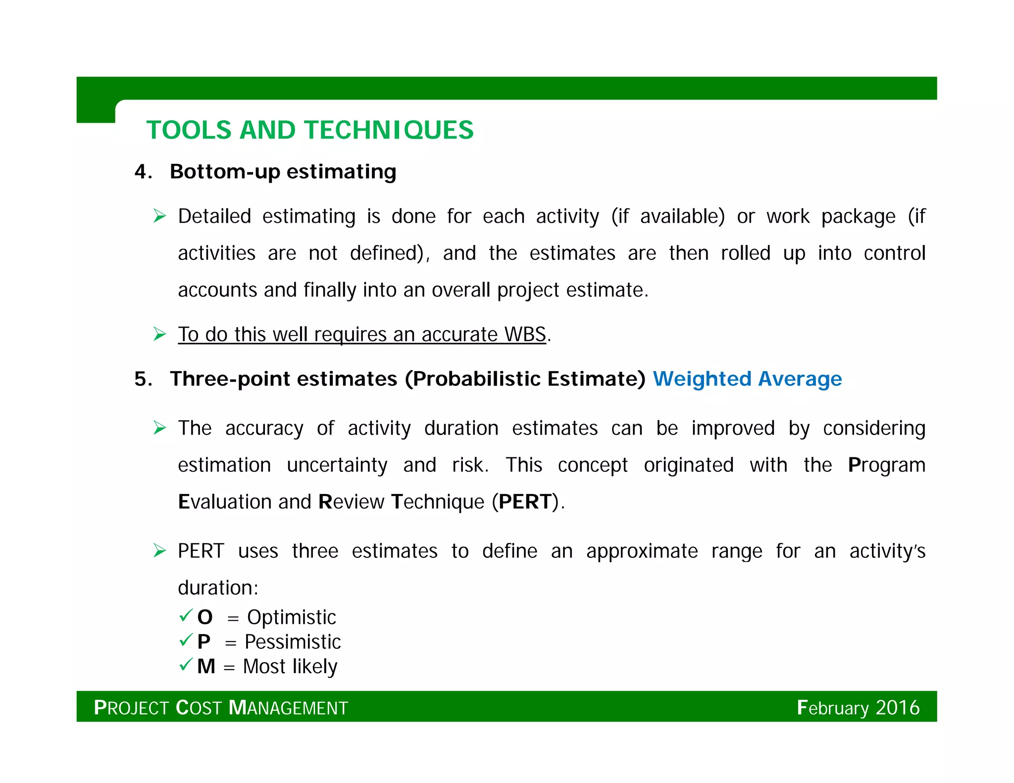 PMP_Project Cost Management | PDF