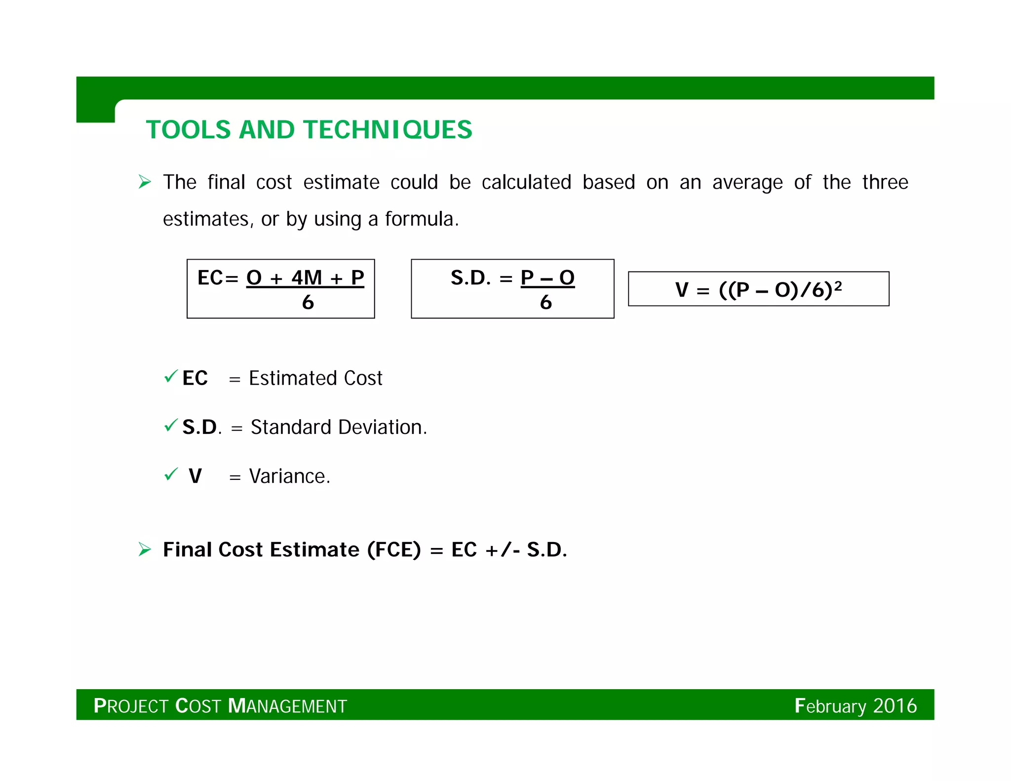 PMP_Project Cost Management | PDF