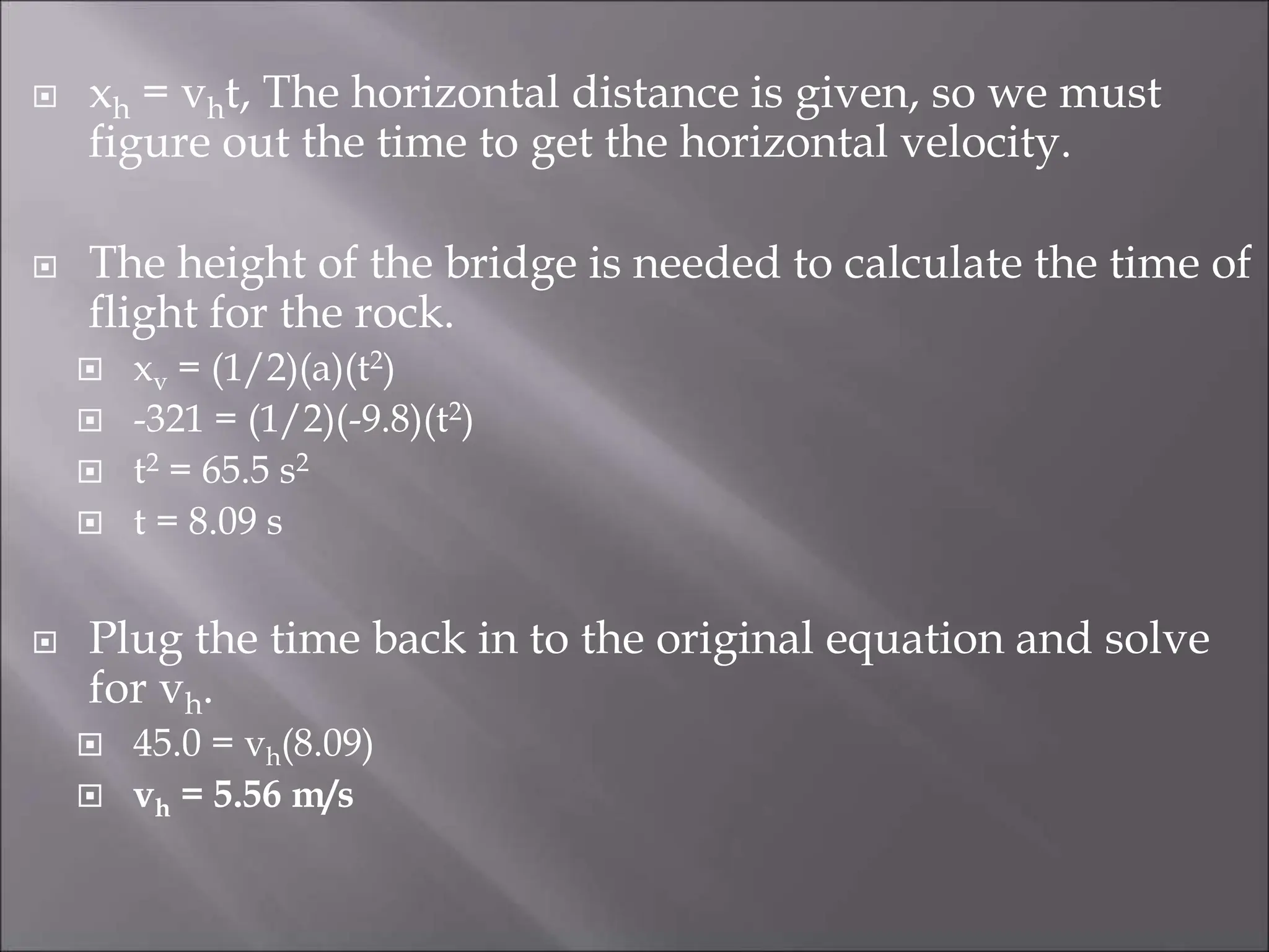 Physics class Introduction to Projectile motion | PPT