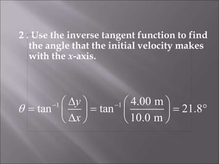 Physics class Introduction to Projectile motion | PPT