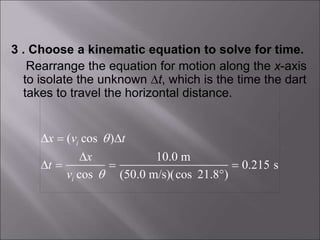 Physics class Introduction to Projectile motion | PPT