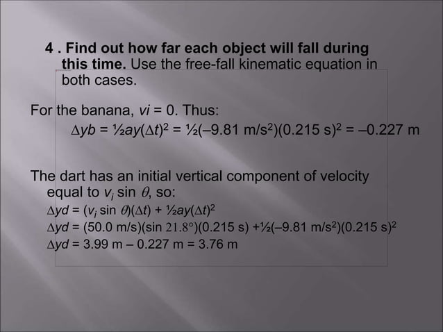 Physics class Introduction to Projectile motion | PPT