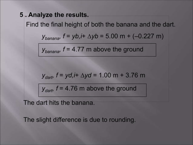 Physics Class Introduction To Projectile Motion Ppt