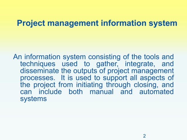 4 Project Management Information System Ppt Business Business And Finance