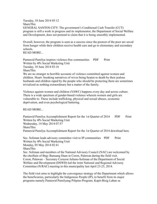 4 p's in the Philippines | DOC