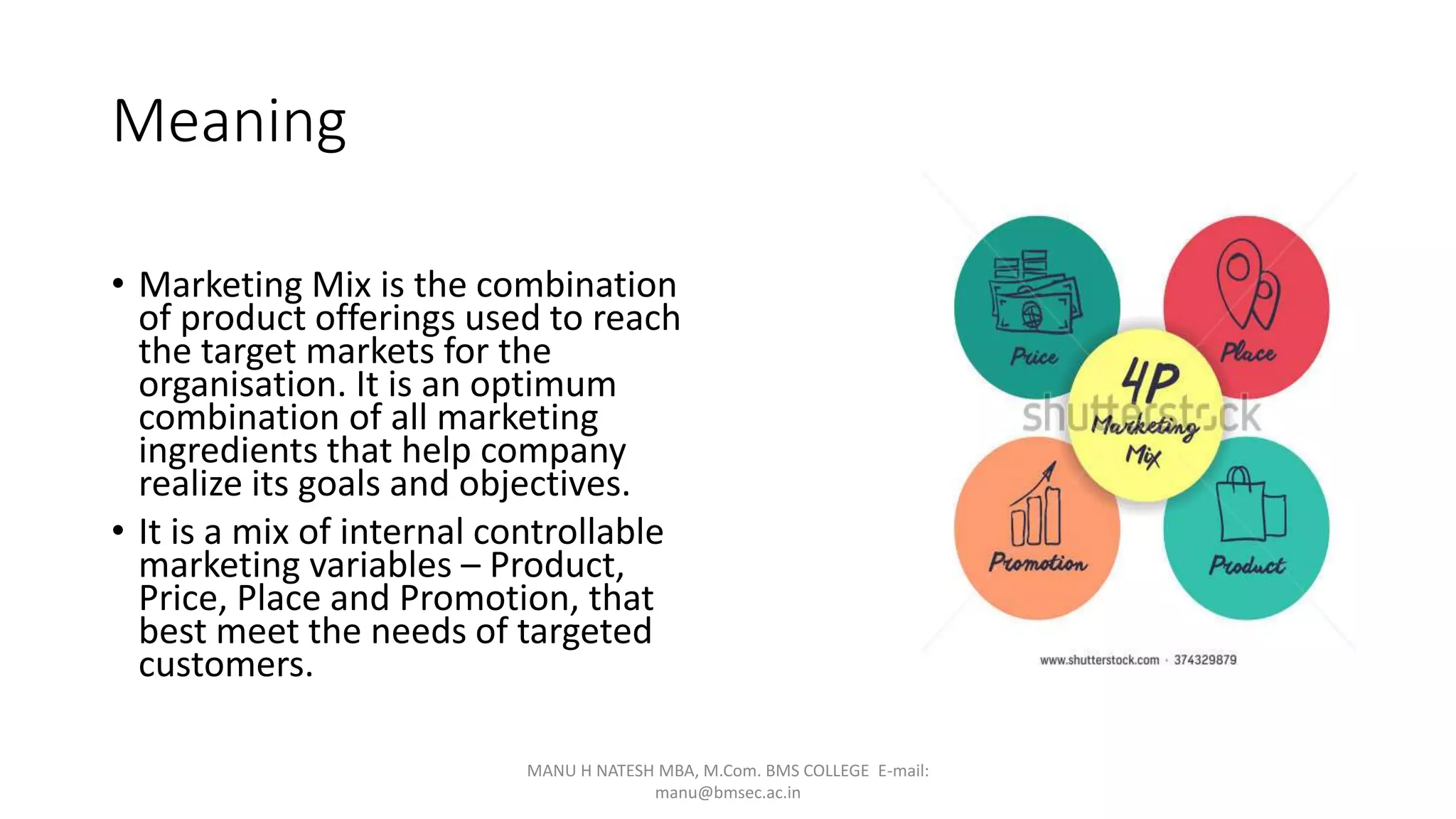 MARKETING MIX 4ps | PPTX