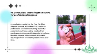 four Ps of presentation skills how to present the presentation | PDF