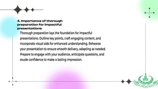 four Ps of presentation skills how to present the presentation | PDF