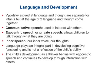 Cognition & Development: Vygotsky | PPT