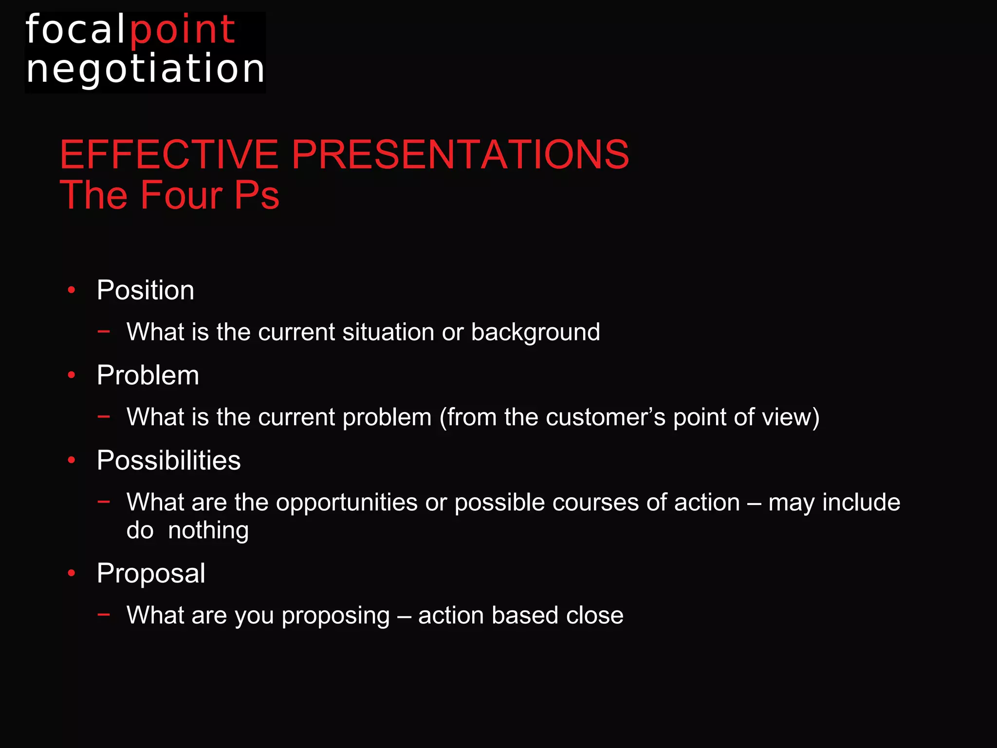 The Four Ps And Powerpoint Mistakes | PPT