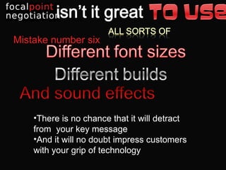 The Four Ps And Powerpoint Mistakes | PPT