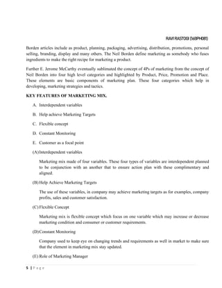 4 p's in marketing | PDF