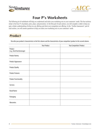 4 P's of Marketing | PDF