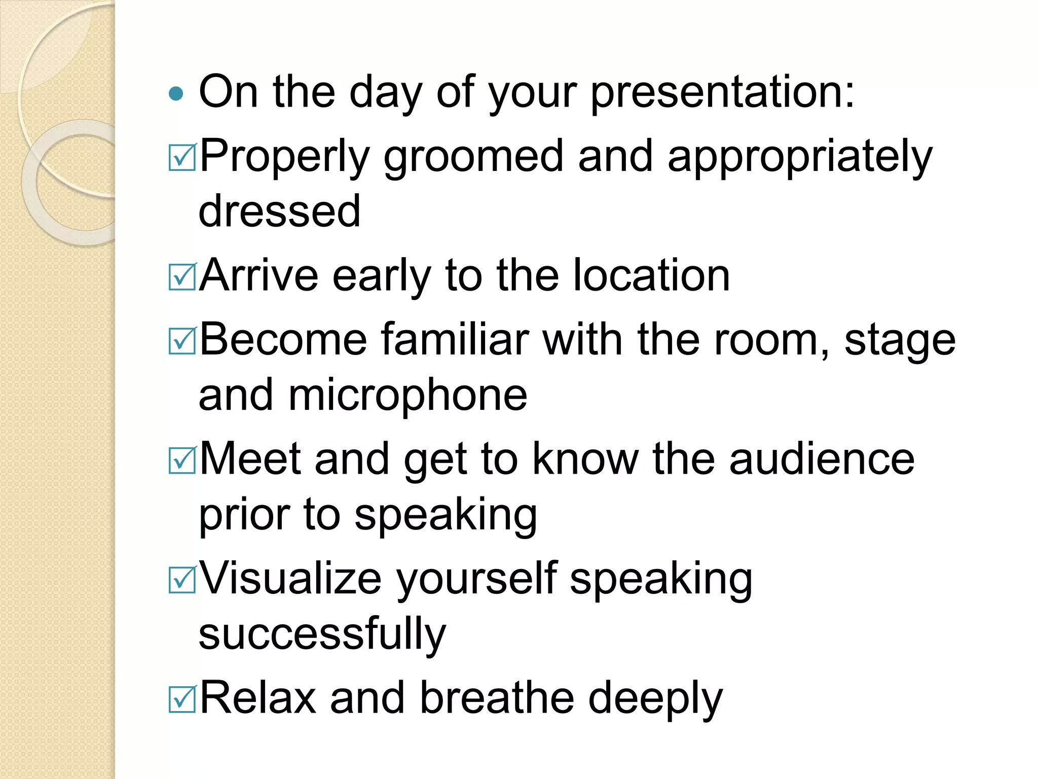 4 p’s of presentation | PPTX