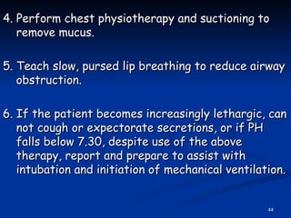 (4) Pulmonary .pptManagement of patient with Cardiovascular disorders ...
