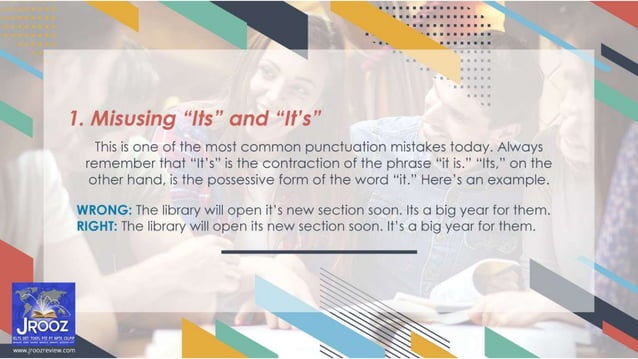 4 Punctuation Mistakes You Can't Afford to Make (Part 1) | JRooz IELTS ...