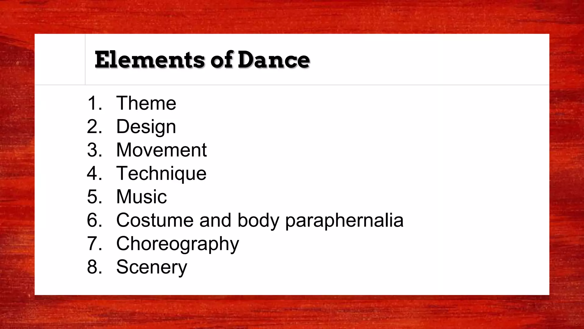 4 q.4. contemporary dance | PPTX