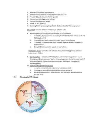 Mammalian Reproduction | DOCX