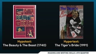 Reading & Writing Skills | Hypertext, Hypotext and Hyperlik | PDF