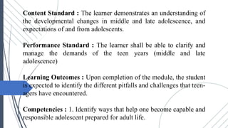 Lesson 4 Quarter 1 in Personal Development | PPTX