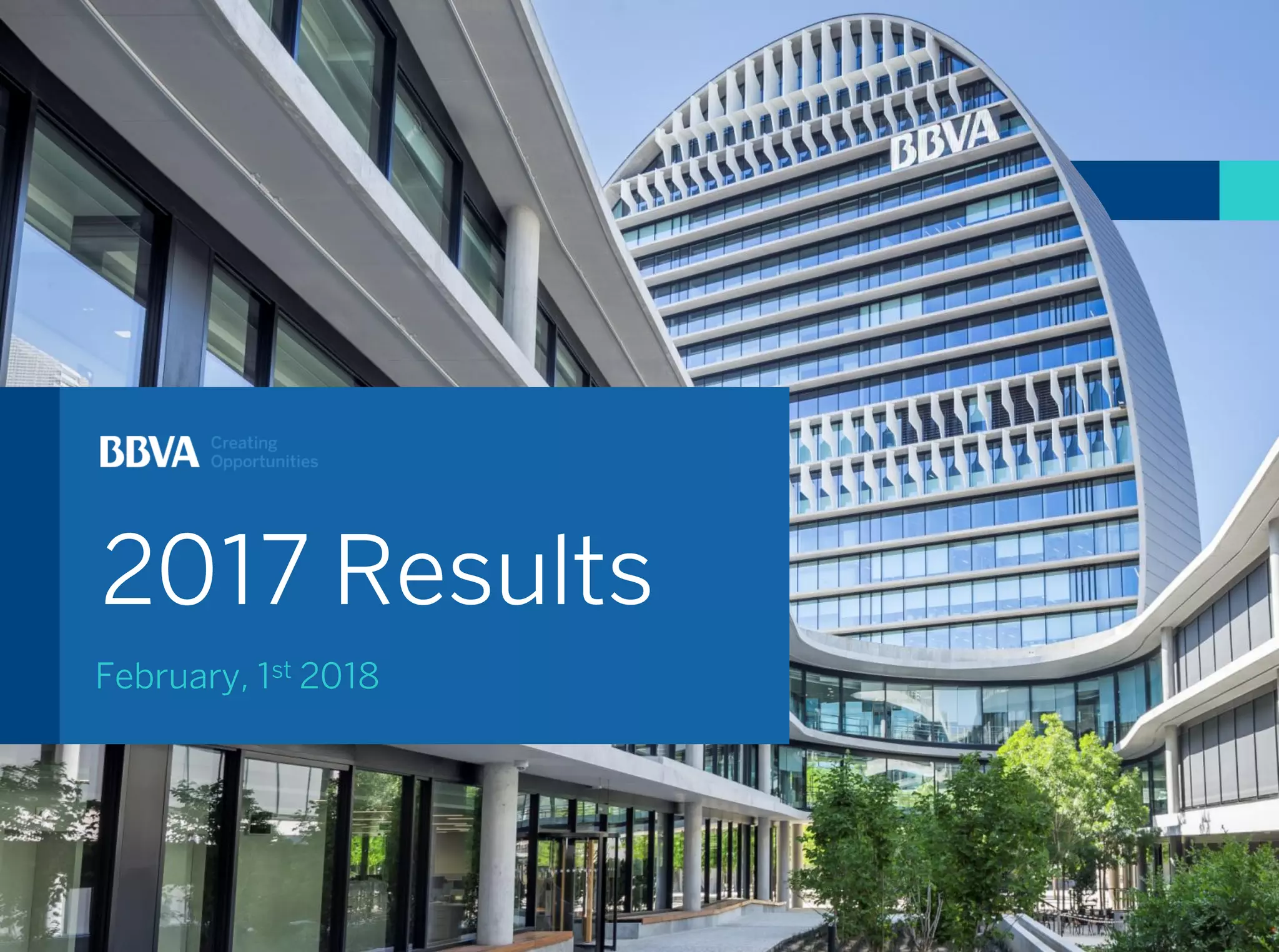 BBVA Results Presentation 4Q17 | PPT