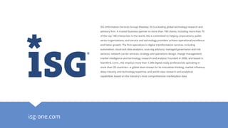 4Q 2019 Global ISG Index™ | PPT