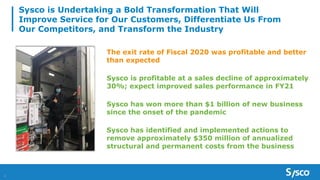 Sysco 4Q and FY20 Earnings Results | PPT