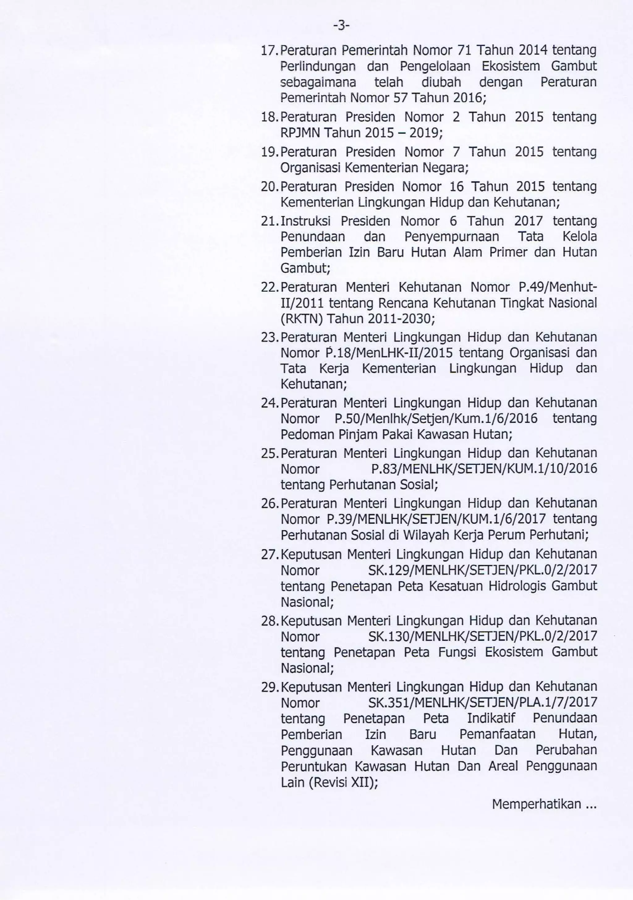 SK Menteri LHK tentang PIAPS Revisi I | PDF