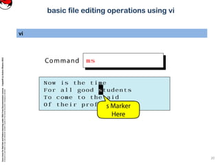 3.8 perform basic file editing operations using vi | PPT