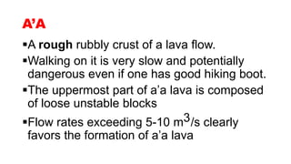 Parts of a Volcano | PPTX