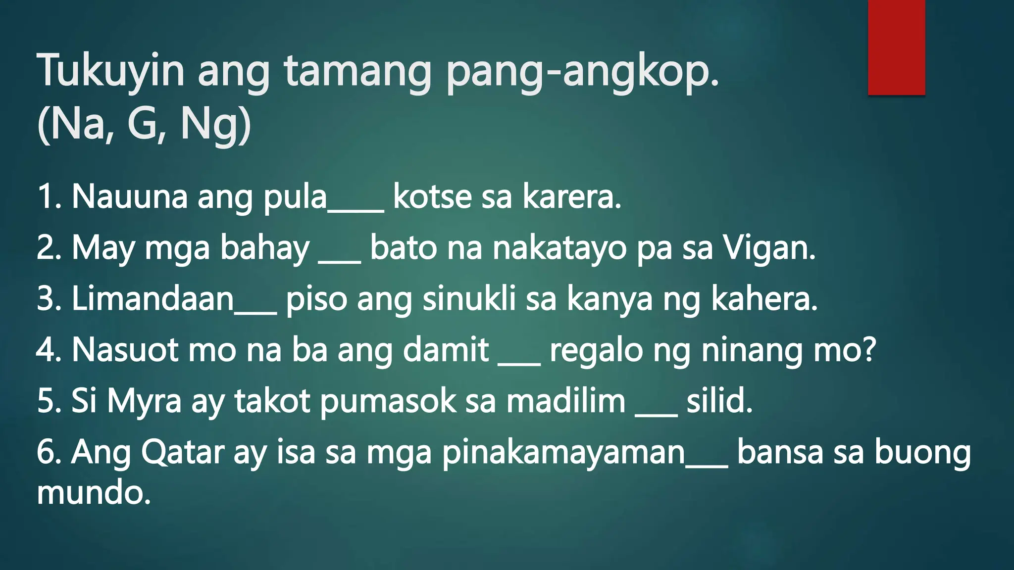 4Q_Pang-angkop. kahulugan at mga halimbawa | PPT
