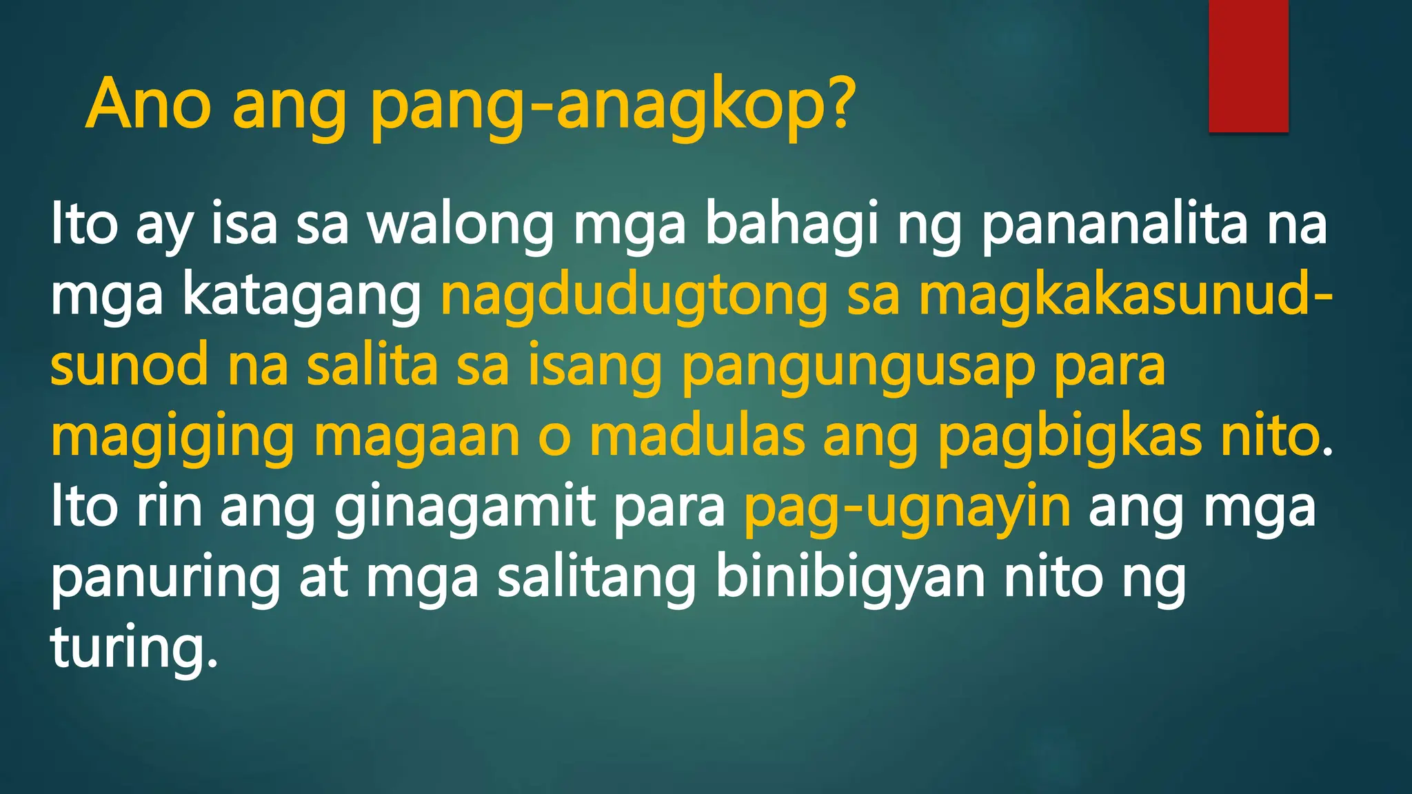 4Q_Pang-angkop. kahulugan at mga halimbawa | PPTX