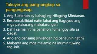 4Q_Pang-angkop. kahulugan at mga halimbawa | PPT