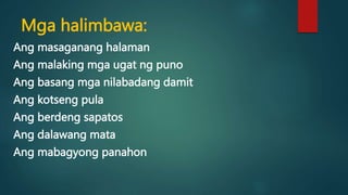 4Q_Pang-angkop. kahulugan at mga halimbawa | PPT