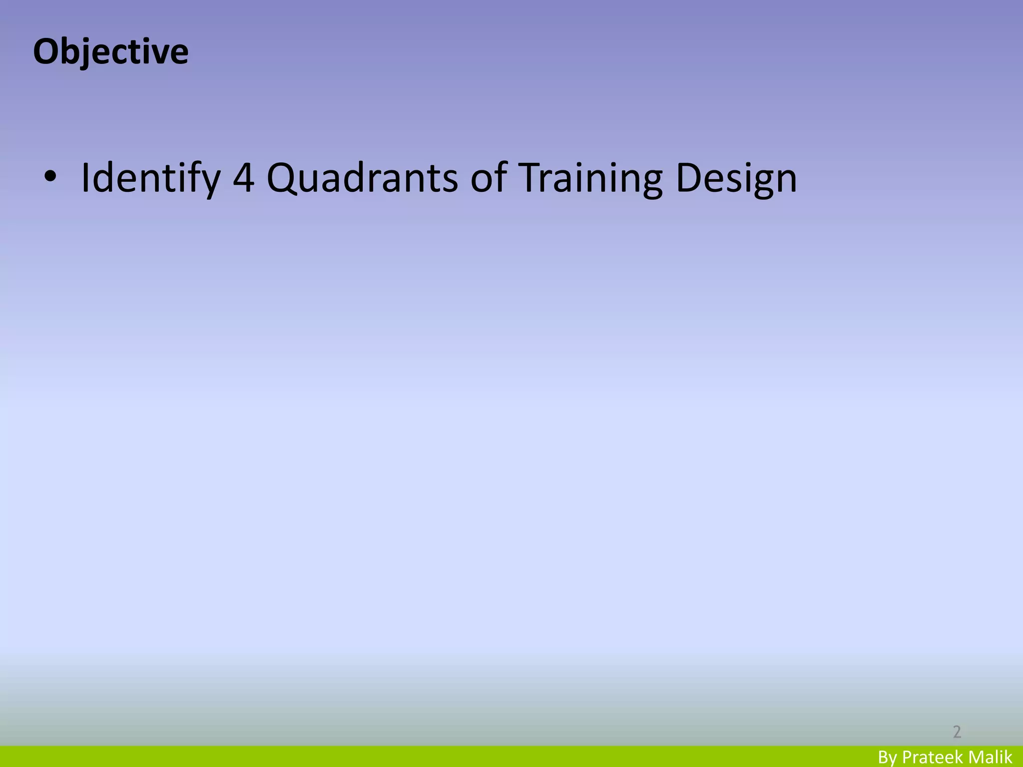 4 Quadrant Approach | PPTX