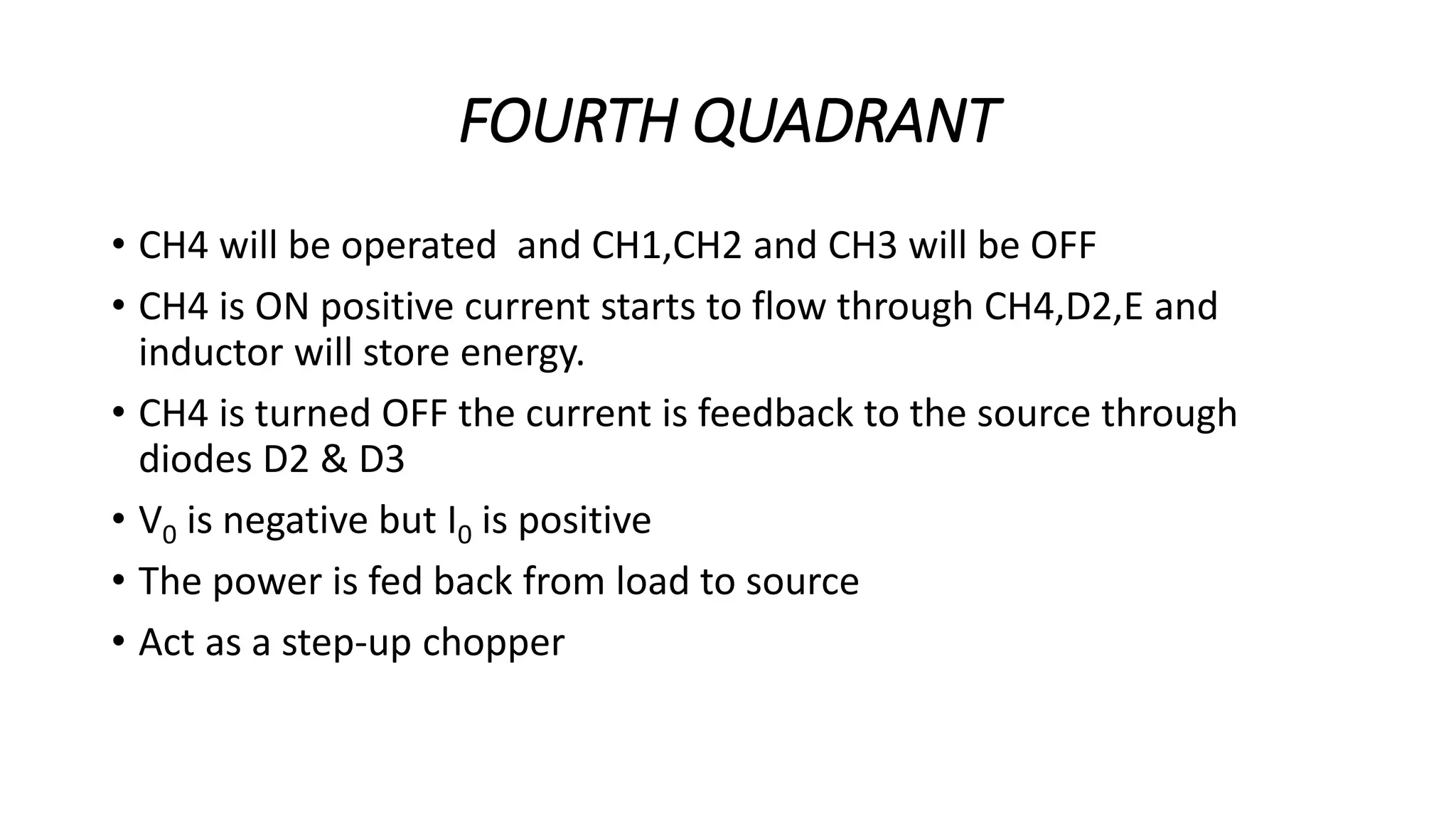 4 quadrant operation | PPTX