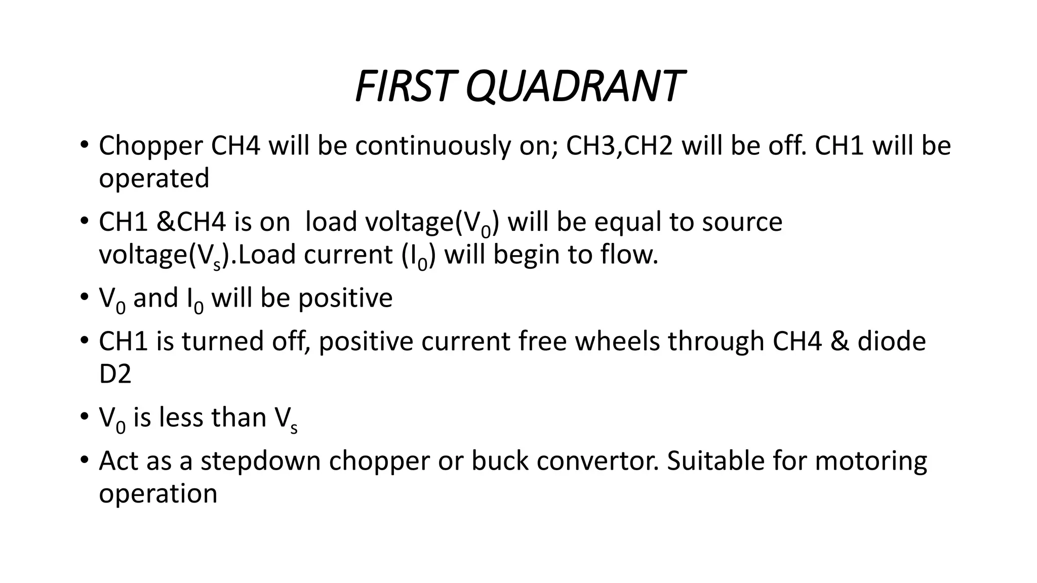 4 quadrant operation | PPT 4 quadrant operation | PPT