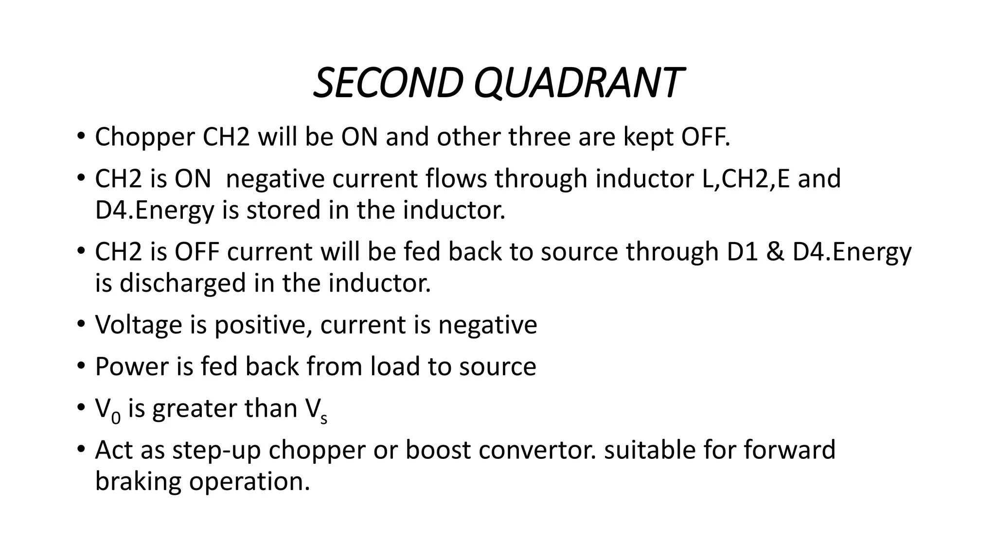 4 quadrant operation | PPT 4 quadrant operation | PPT